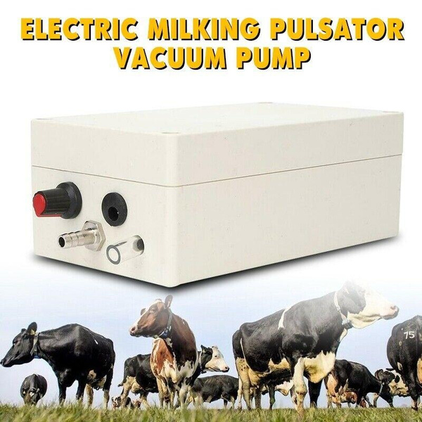 Electric Milking Pulsator Vacuum Pump Cow Milking Machine Milker 12V | Wish