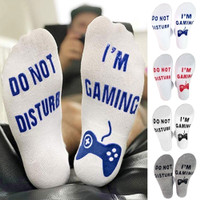 Men&Women Fashion Socks Unisex 'Do Not Disturb I'm Gaming ' Great Gamer ...