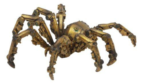 Ebros Bronzed Steampunk Robotic Spider Statue 6" Long Giant Arachnid ...