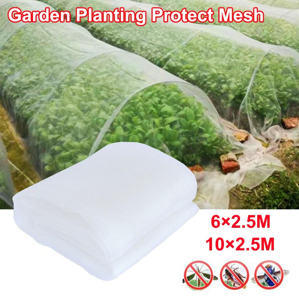 6×2.5M / 10×2.5M Insect Mesh Netting Garden Fruit Vegetables Insect ...