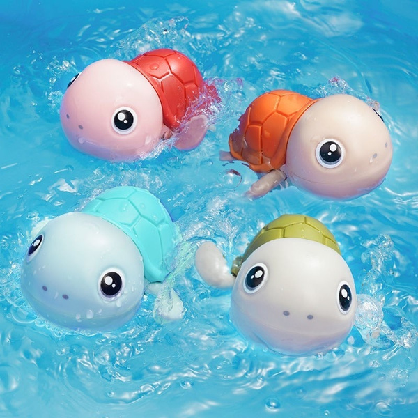 1pcs Bathtub Little Turtle Dolphin Swimming Toys for Toddlers | Wish