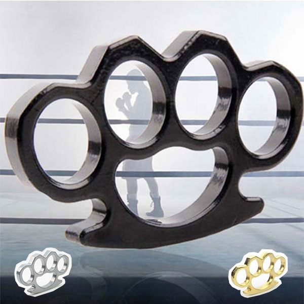 Fiber Four-finger Brass Knuckle Self-defense Weapon | Wish