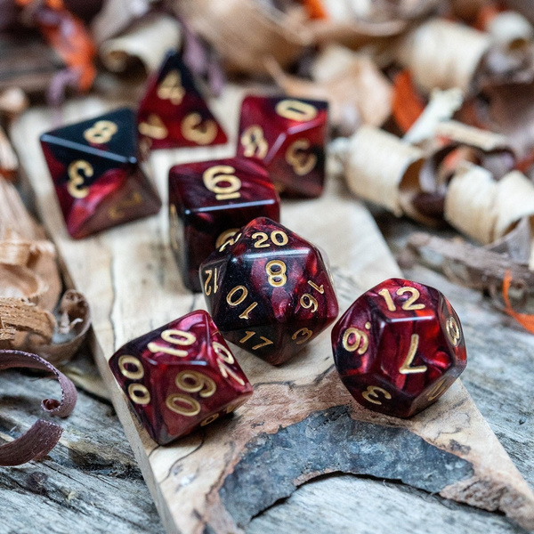 Blood Prince - A Quirky & Fun Magic Dice Set - Dnd Gift - D20 Fantasy ...