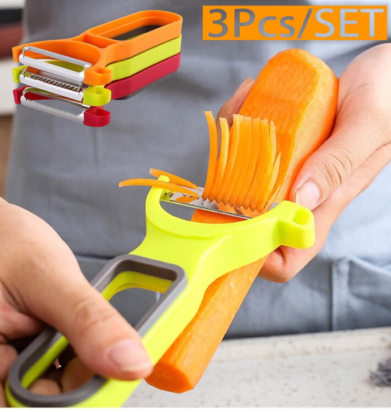 Stainless Steel Melon Planer 3-piece Multi-functional Three In One ...