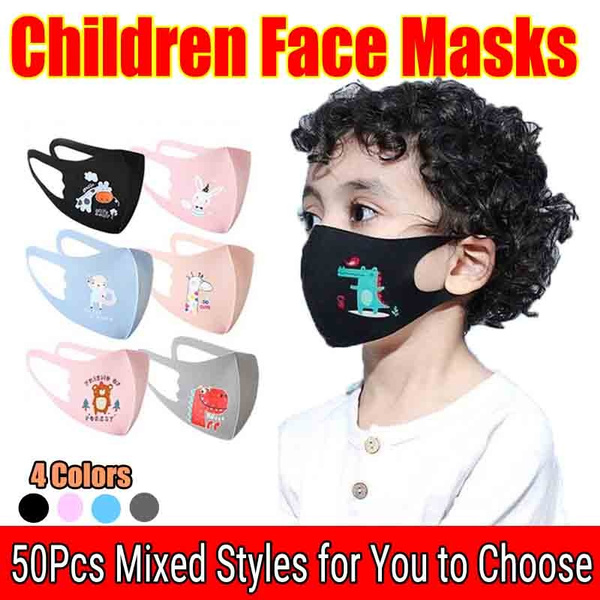 50/20/10Pcs Children Mask Face Masks PM2.5 Anti-pollution Anti-Dust ...