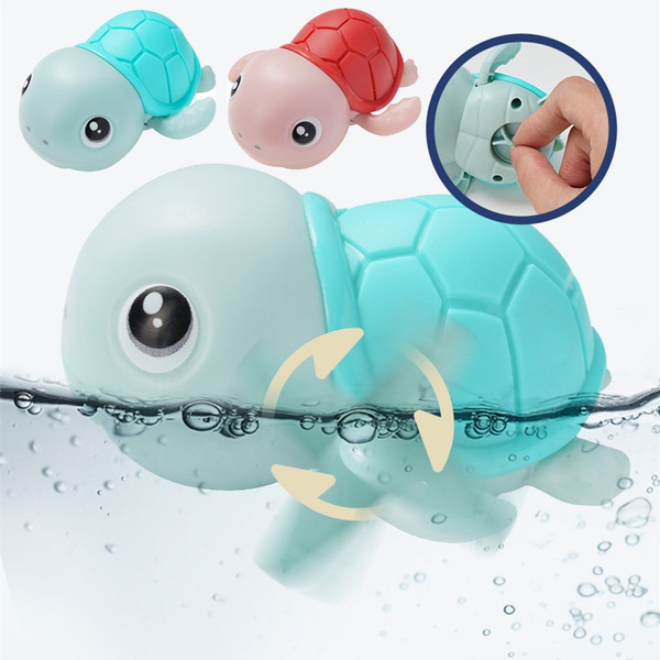 Cute Cartoon Animal Tortoise Classic Baby Water Toy Infant Swim Turtle ...