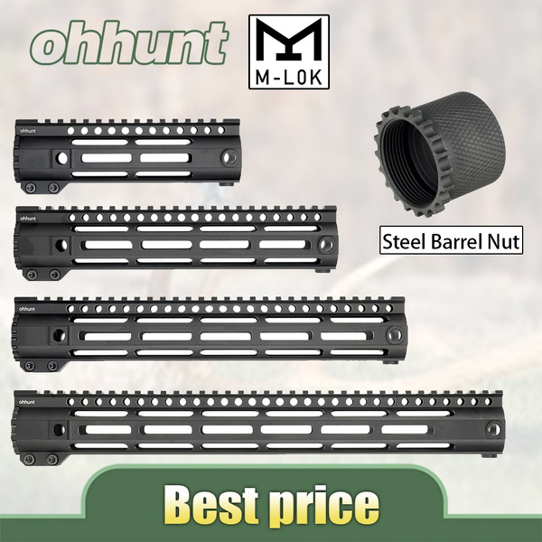 ohhunt 7 inch 10 inch 12 inch 15 inch M-LOK Free Float Handguard ...
