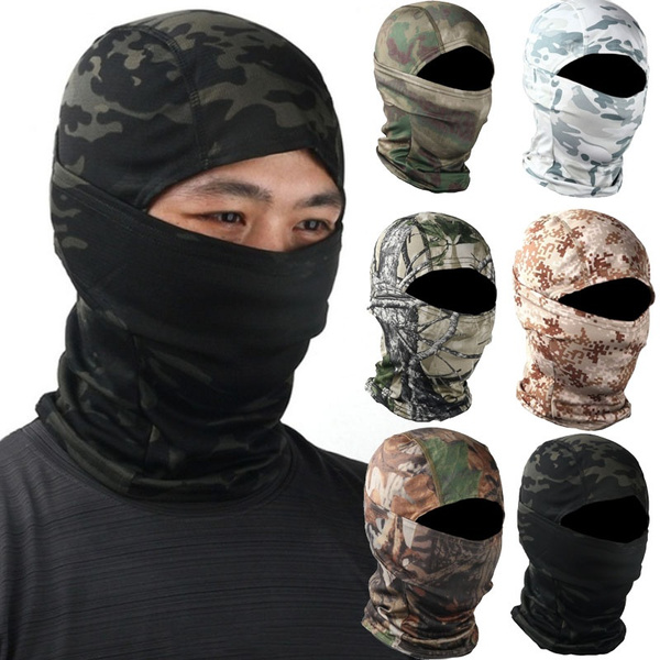 Outdoor Camouflage Camo Balaclava Army Tactical Military Ski Full Face ...