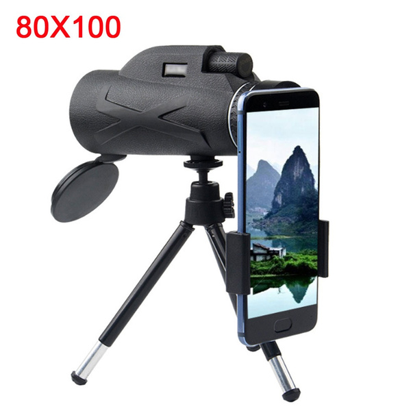 Professional telescope 80x100 HD night vision monocular zoom optical ...