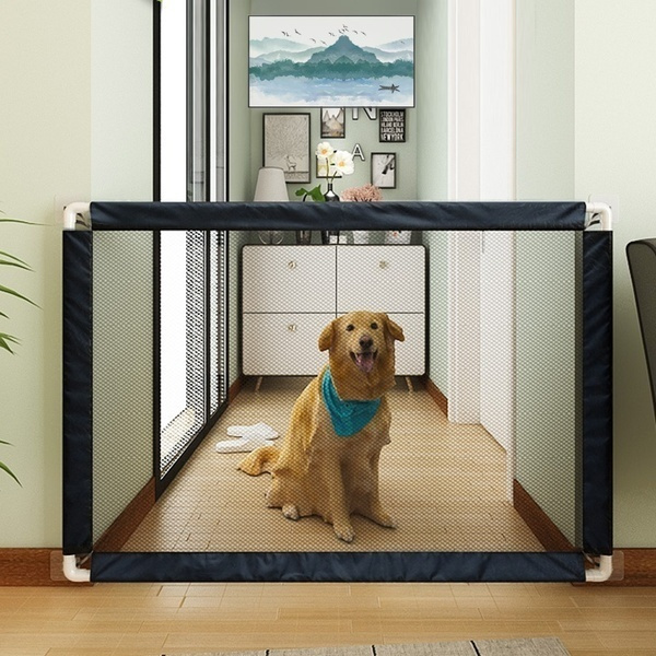 Magic-Gate Dog Isolation Net Portable Folding Pet Isolation Fence Dog ...