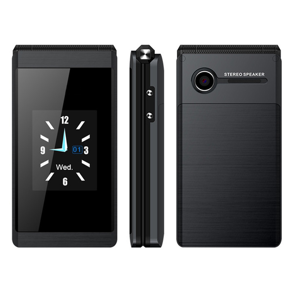 Senior Mobile Phone Flip Cell Phones with Camera Dual Screen Large ...