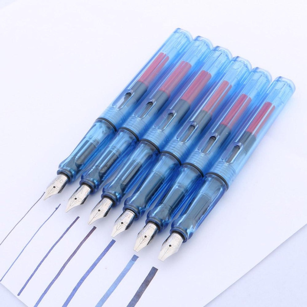 student Duck mouth student write 355 transparent blue calligraphy art ...