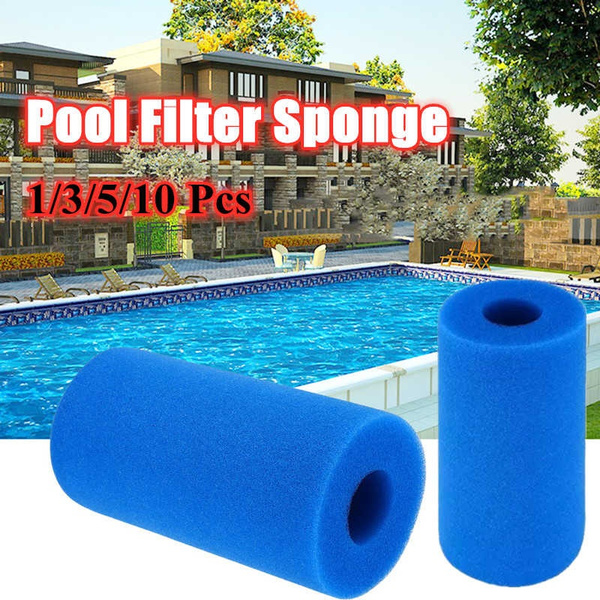 1/3/5/10Pcs Foam Filter Sponge for Intex Type A Reusable Washable ...
