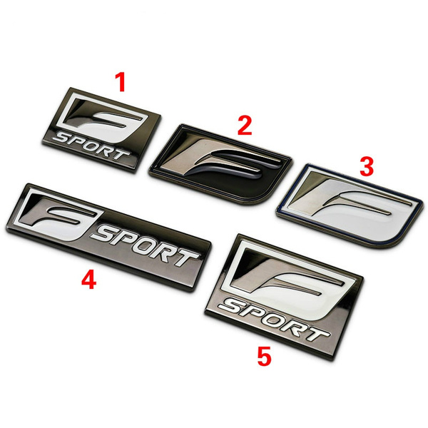 Metal F Sport F-sport Car Styling Refitting Emblem Badge Fender Tail 3D ...