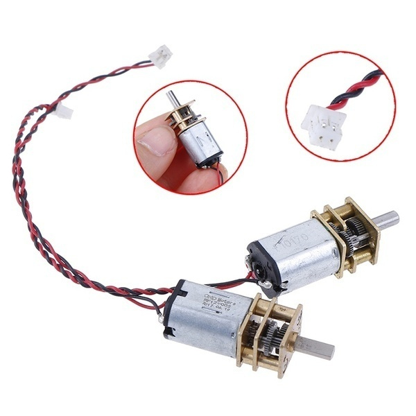 5/2/1PCS DC 3V-6V 5V 55rpm reduction gearbox slow speed micro n20 full ...