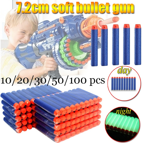7.2cm Soft Refill Darts for Nerf N-strike Elite Series Blasters Toy Gun ...