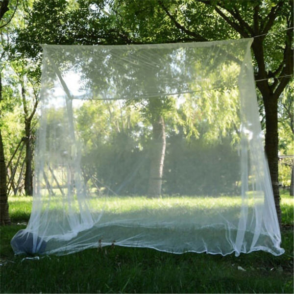 Large White Camping Mosquito Net Indoor Outdoor Netting Storage Bag ...