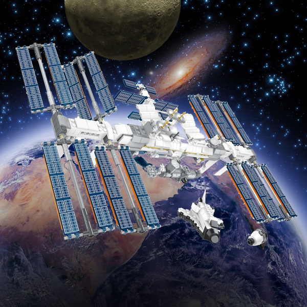 Ideas Creator INTERNATIONAL SPACE STATION Building Blocks Kit Bricks ...