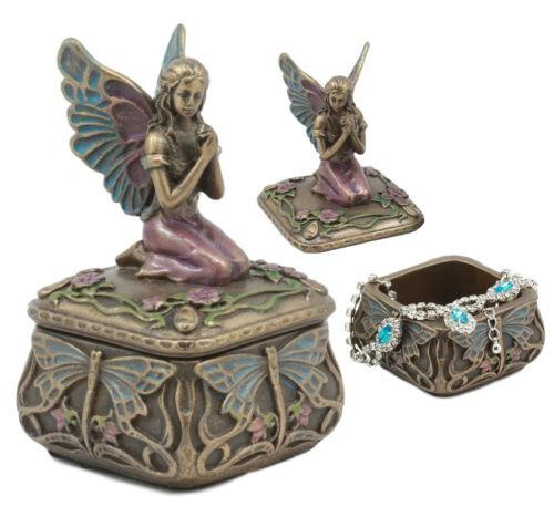 Ebros Art Nouveau Dragonfly Whisperer Fairy Fae Secret Jewelry Box 3.5 ...