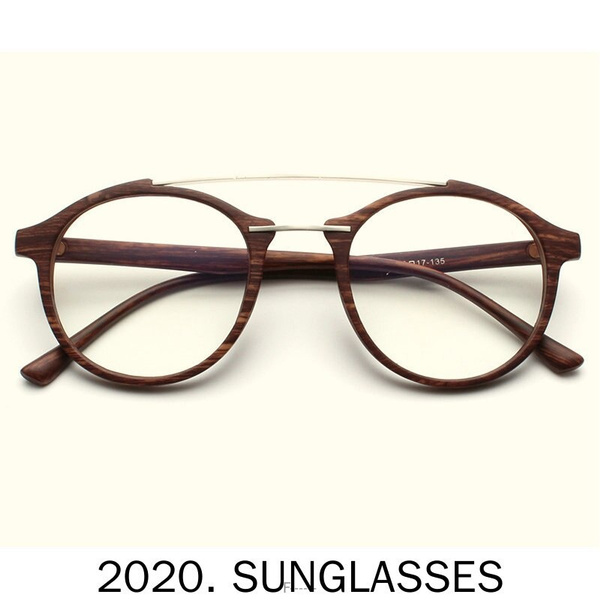 Wood Frame Men ultra-light reading glasses Oval Frames Photochromic ...