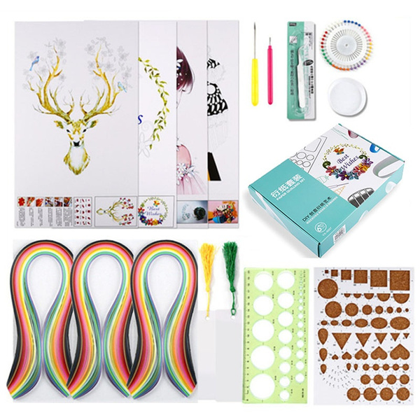 1 Set DIY Paper Quilling Tool Kits Origami Template Paper Pen Mould ...