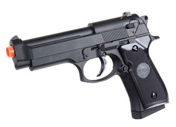 Full Metal M9 Style Spring Airsoft Pistol By Cyma (p818) Air Soft Hand ...