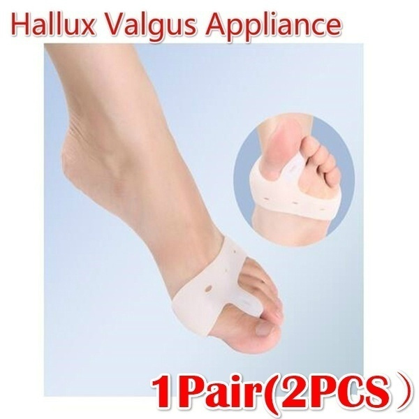 Silicone Toe Hallux Valgus Separators Straighteners Bunion Relief Pads ...