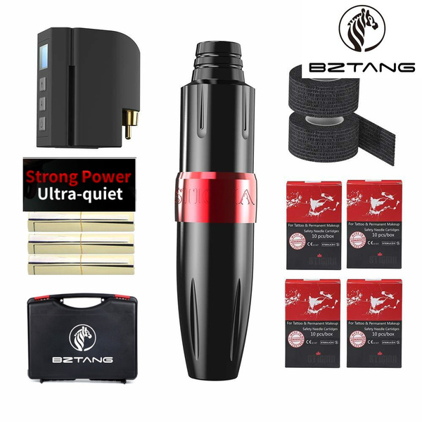 BZTANG rocket Rotary Tattoo Machine Kit Tattoo Machine Space Aluminum ...