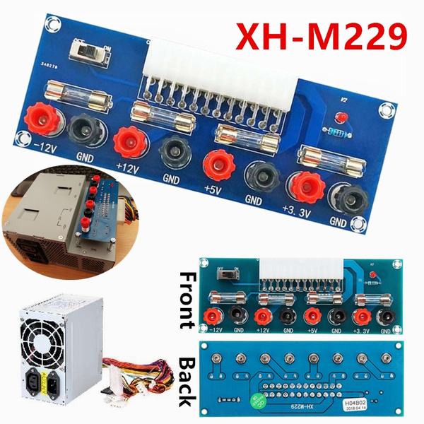 XH-M229 Desktop PC Power ATX Transfer Board Power Supply Test Module 24 ...
