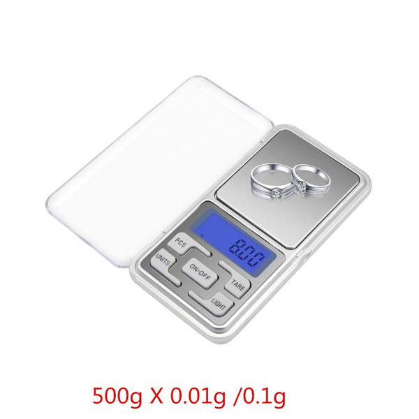 500g X 0.01g /0.1g/Mini Electronic Scales Pocket Digital High Precision ...