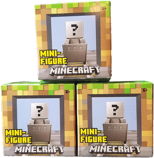 Minecraft Minecart Series Mini-Figure Blind Box (Pack of 3) | Wish