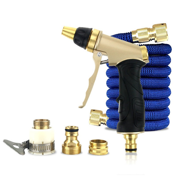 Heavy Duty Metal Water Gun Kit Garden Hose Spray Gun with High Pressure ...