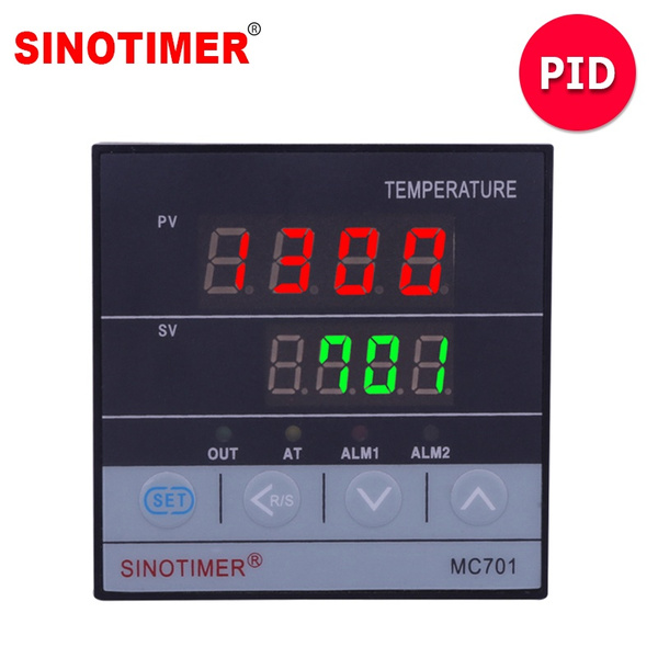 Universal Temperature Controller Input PT100 K Thermocouple Digital PID ...