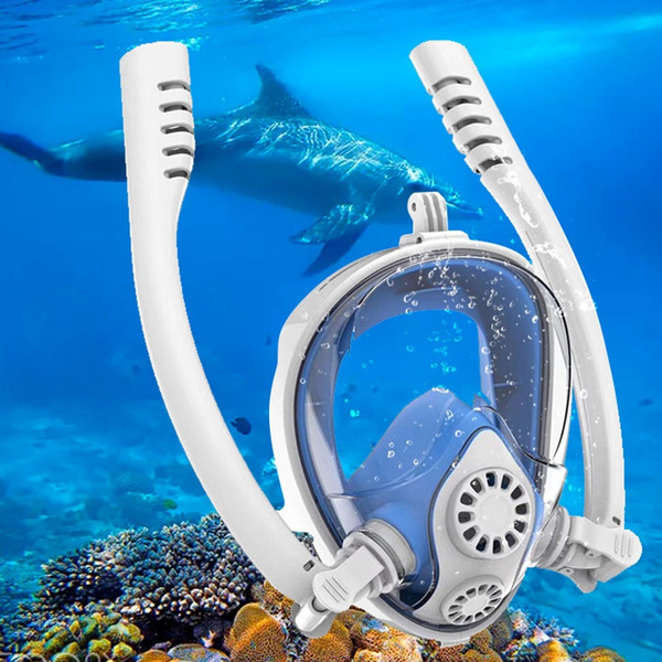 【Double Tube】S/M/L/XL 2020 New Underwater Diving Mask Women Diving Mask ...