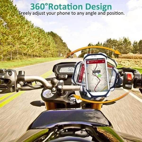 Bike Handlebar Bracket Angle 360Degree Bending Rotating Bicycle Phone ...