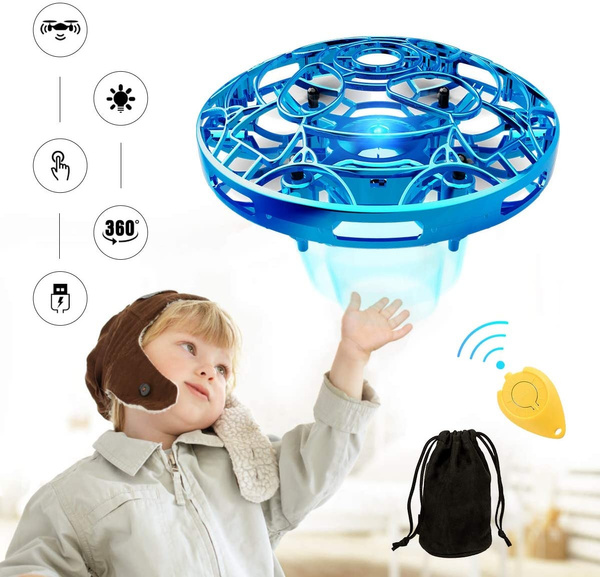 Pickwoo UFO Flying Ball Drone for Kids Hands Operated Drone and Adults ...
