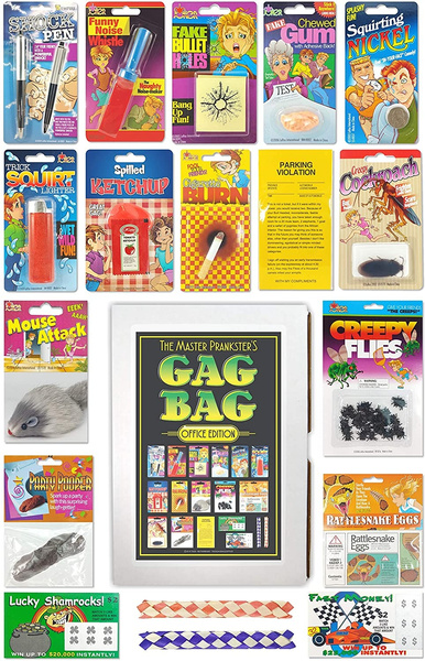 TASS The Master Prankster's Gag Bag Office Edition Prank Kit, Joke Kit ...