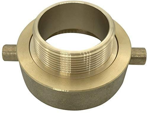 Happy Tree Brass Male Swivel Adapter Fire Hose Hydrant Adapter with Pin ...