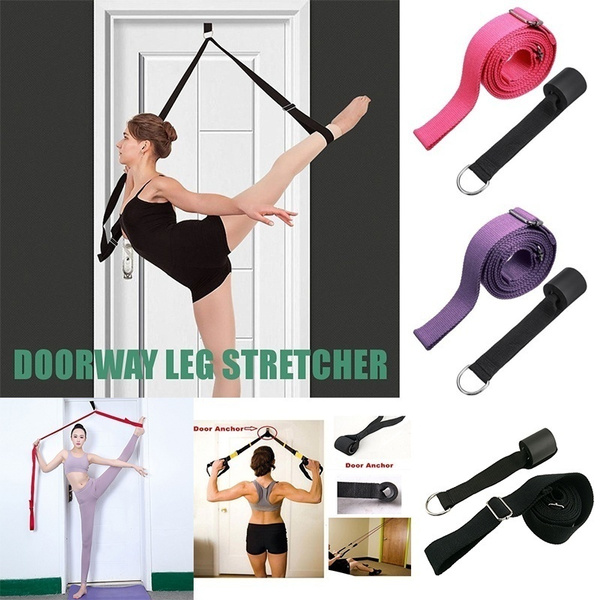 Door Legs Stretcher Strap with Loops Split Training Waist Arm ...
