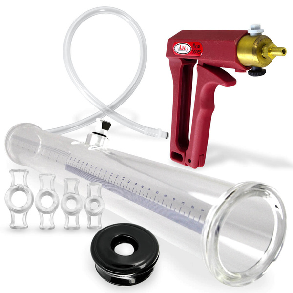 Fatbird Penis Pump Red Maxi Buddy 16 Inch Double-ended Cylinder With Seals, 8 Rin | Wish