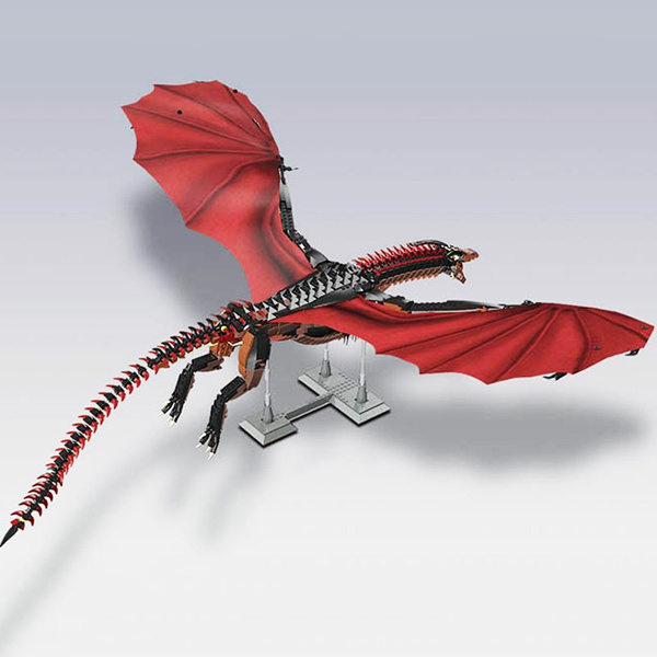 New MOC Game Of The Thrones Dragon Black Death Balerion Drama Action ...
