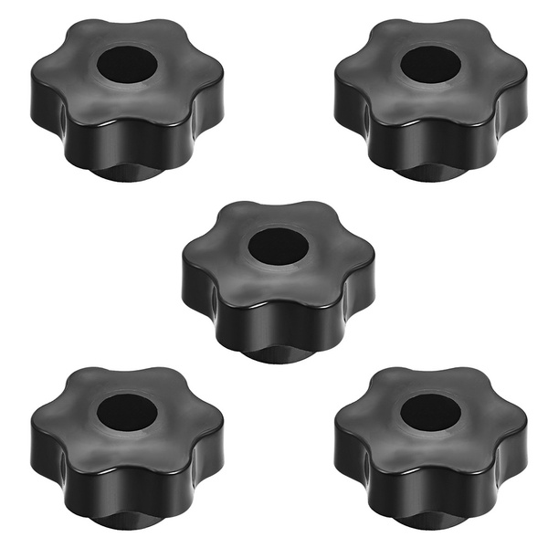 5PCS Clamping Handle Gripandles Screw Knobs Handgrips M8 Threaded Star ...