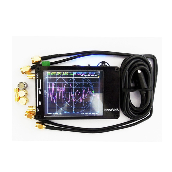 NanoVNA 50KHz-900MHz Vector Network Analyzer Kit MF HF VHF UHF Antenna ...