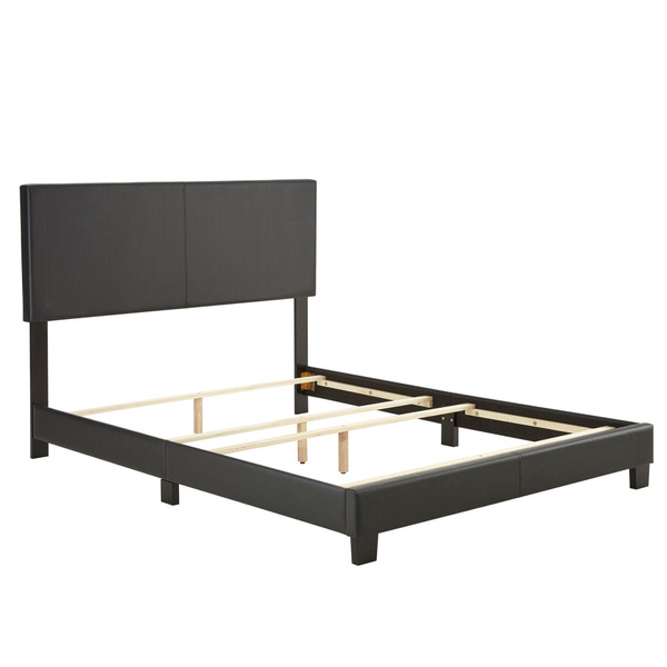 Boyd Sleep Montana Upholstered King Bed Frame Foundation and Headboard ...