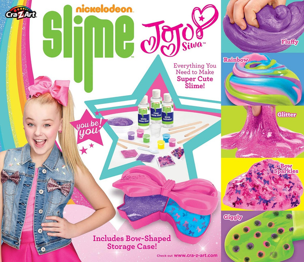 Cra-Z-Art Nickelodeon JoJo Siwa DIY Slime Kit, Brown, 6 x 6 | Wish