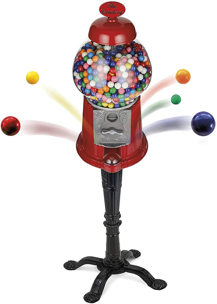 The Candery Gumball Machine - 15 Inch Candy Dispenser with Stand for 0. ...