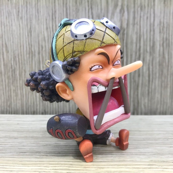 One Piece Usopp Cute Ver. Q Funny Chopsticks Sitting Action Figures OP ...