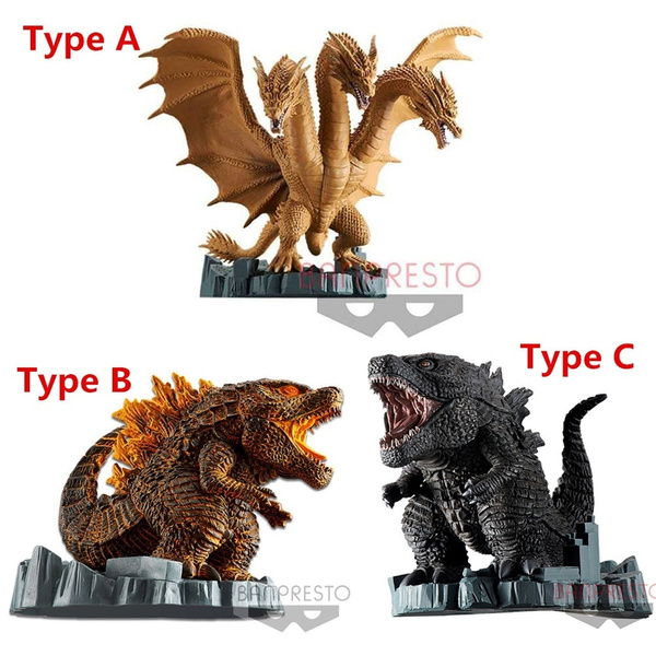 Classic New Godzilla: King of The Monsters Burning Godzilla Ghidorah ...