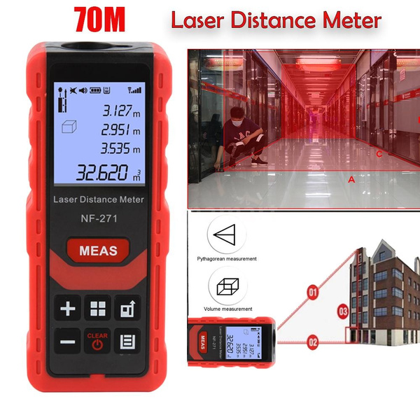 50/70M Mini Handheld Digital Laser Distance Meter High Precision ...