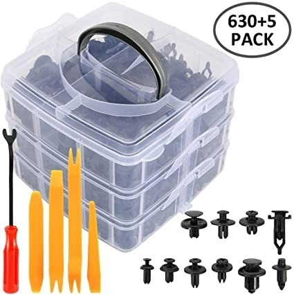 Plastic Material Car Screw Buckle,100Pcs/415Pcs/630PCS Car Retainer ...